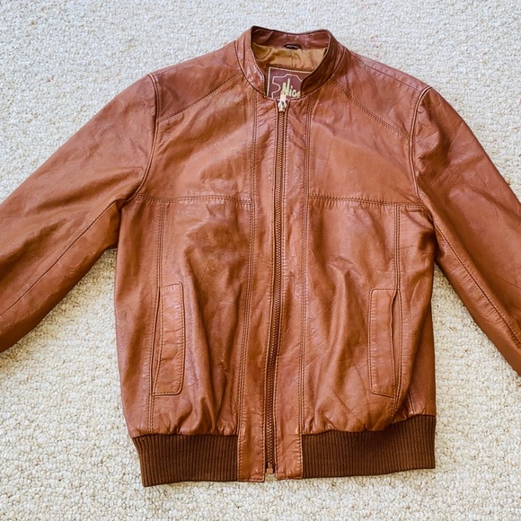 Jackets & Coats | Vintage Mens Nico Leather Bomber Jacket | Poshmark